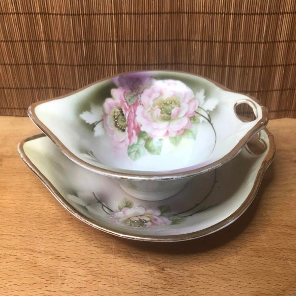 German | Dining | Antique German Gravy Sauce Dressing Bowl Underplate ...